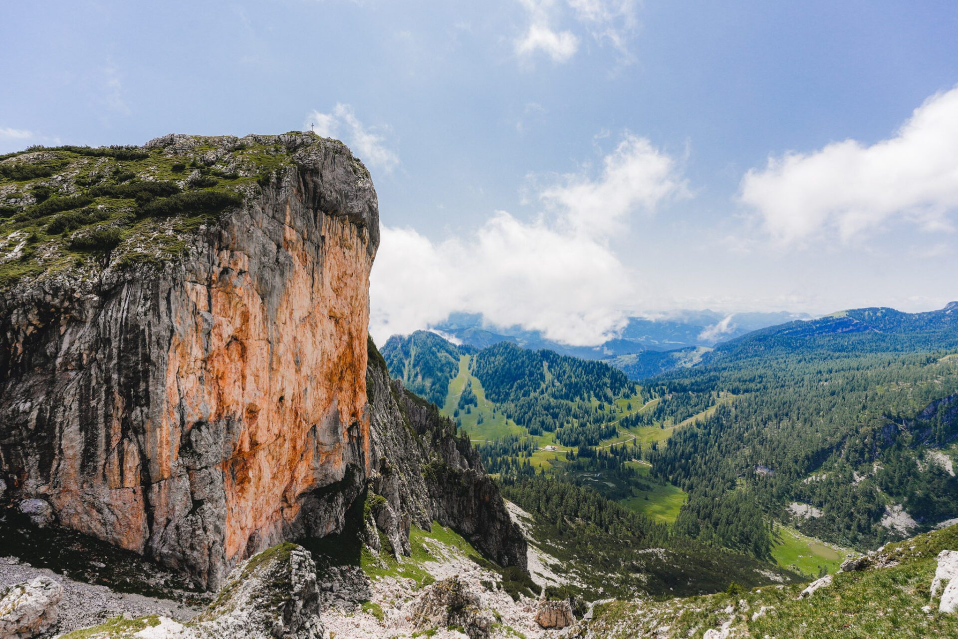 De mooiste wandeling van Pyhrn Priel maak je langs de Rote Wand