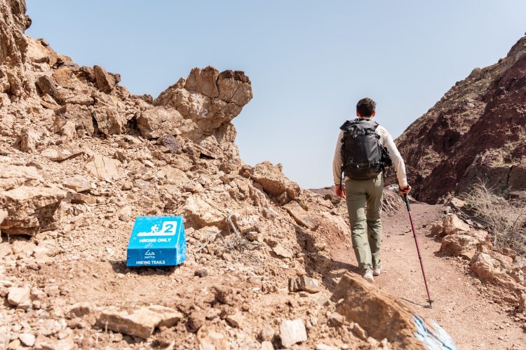 Hiken in Hatta, in het Hajar-gebergte bij Dubai - The Hike
