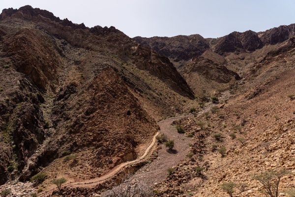 Hiken in Hatta, in het Hajar-gebergte bij Dubai - The Hike